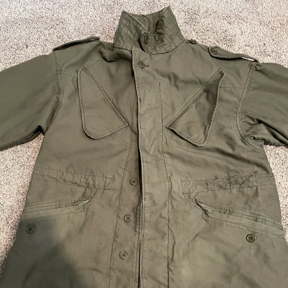 Jackets & Coats | Vtg Kl Seyntex 7s Netherlands Military Army Olive ...
